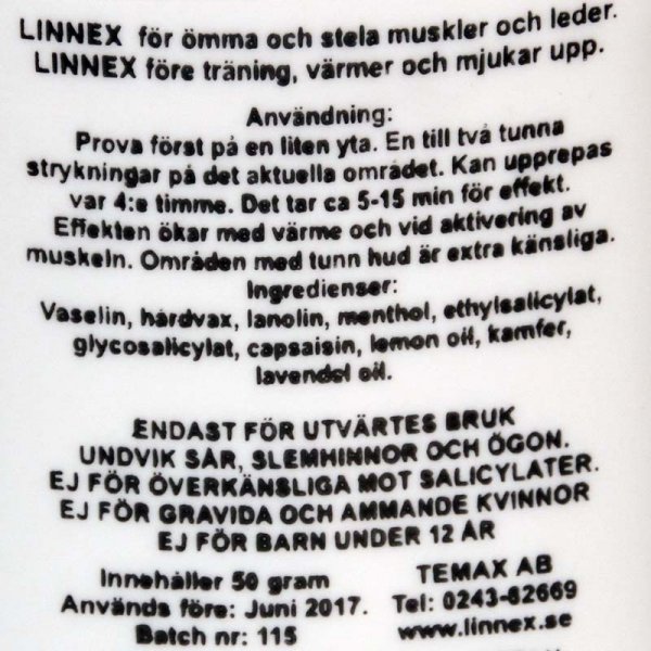 Köp Linnex Stick 50g här | Actifys